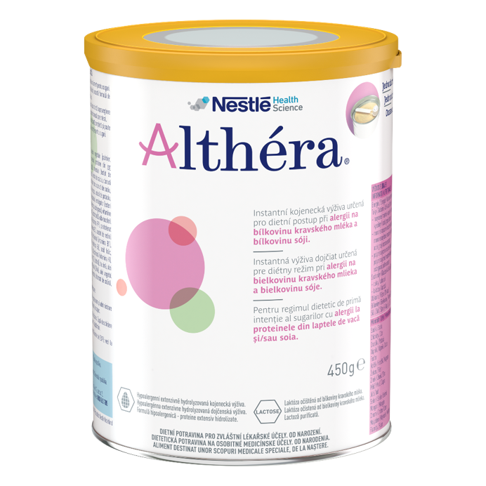 Althéra - hypoalergenní kojenecká výživa - alergie na kravské mléko ...